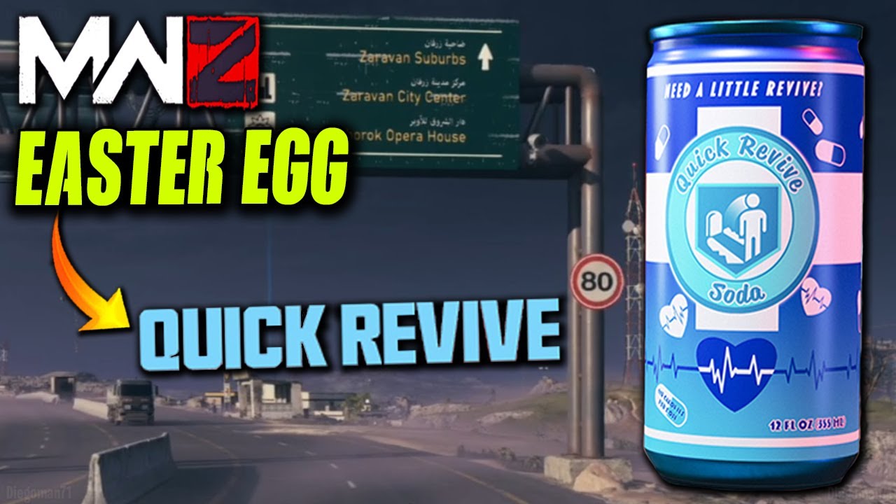 EASTER EGG QUICK REVIVE ZOMBIES MODERN WARFARE 3 | MWZ | - YouTube