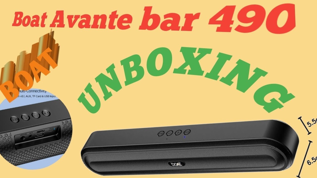 Boat Avante bar 490 unboxing 💫 Boat speaker unboxing 🔑Boat Avante 490 # ...