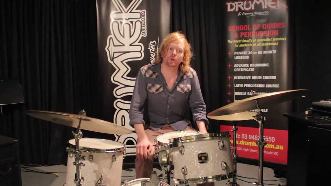 Damien Ellis Drum Lessons at Drumtek - YouTube