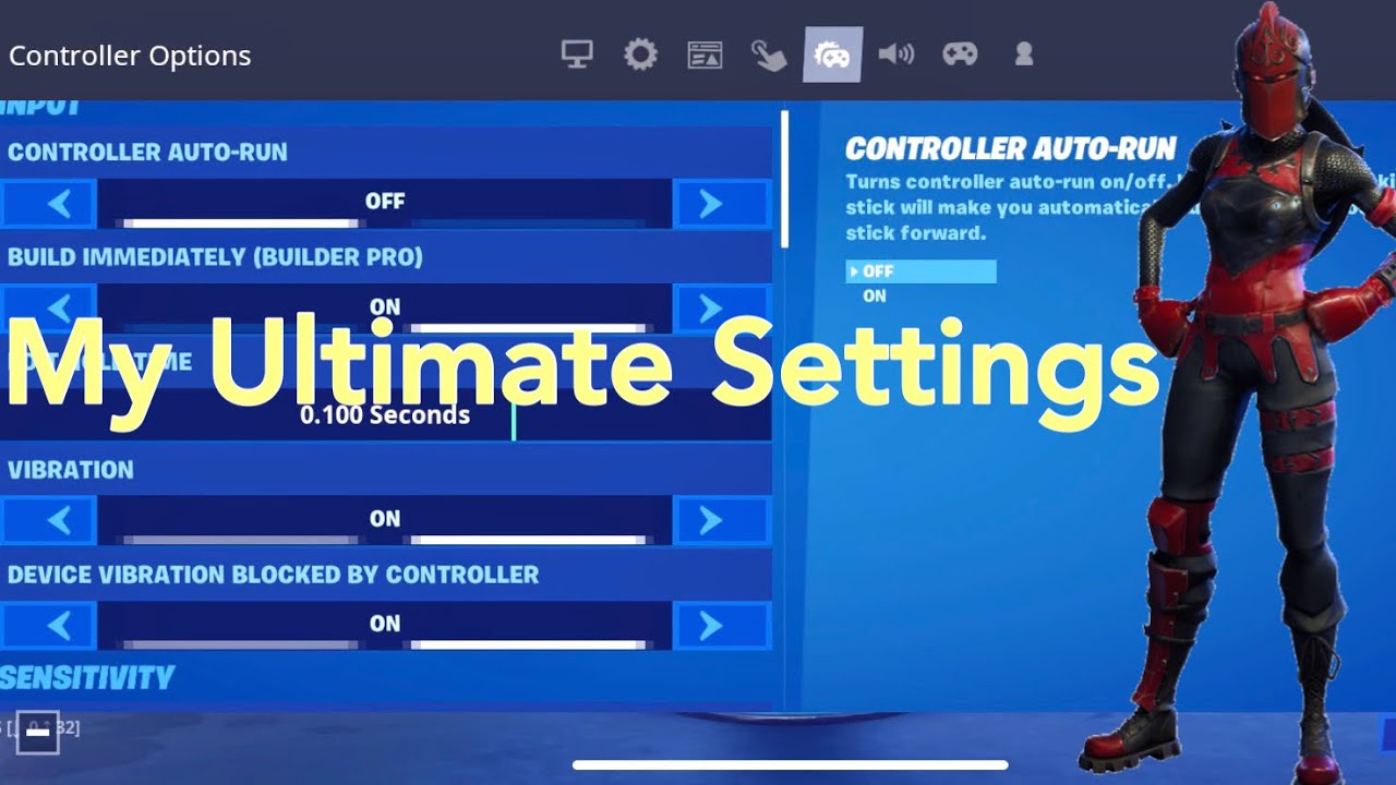 My Fortnite Mobile Controller Settings - YouTube