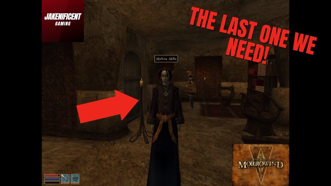 Finding Our FINAL Blade Informant: Mehra Milo! | Elder Scrolls III: Morrowind Walkthrough Ep12 ...