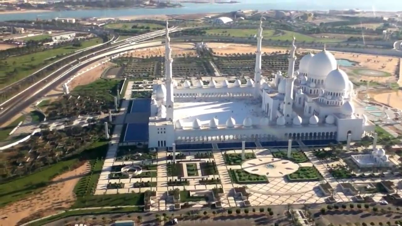 Sheikh Zayed Mosque Aerial View