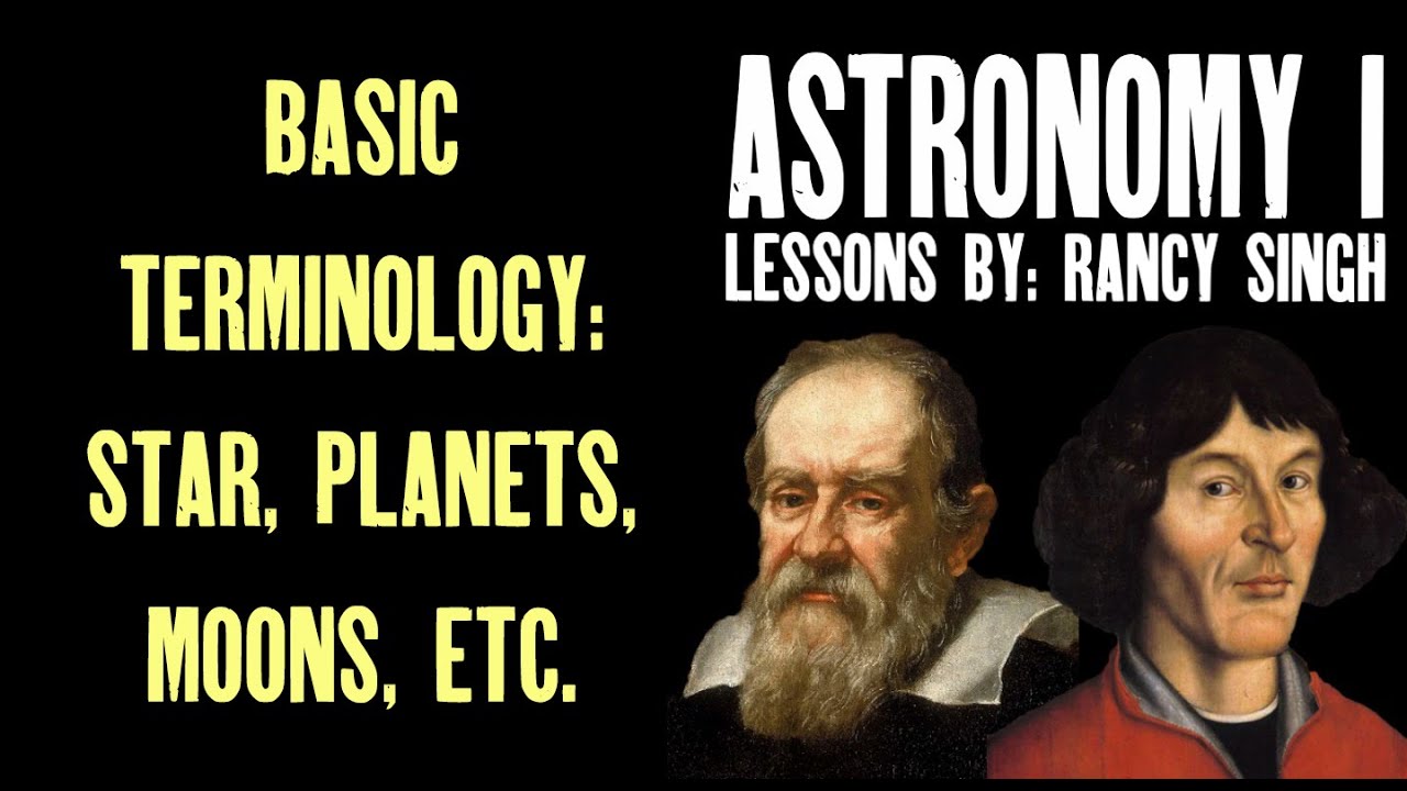 Basic Terminology: Star, Planets, Moons, Asteroids, and Comets - YouTube