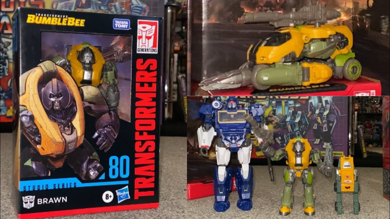 Transformers studio series Brawn review. Bumblebee movie ss 80 deluxe ...