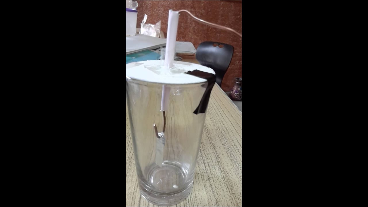 Simple electroscope - YouTube