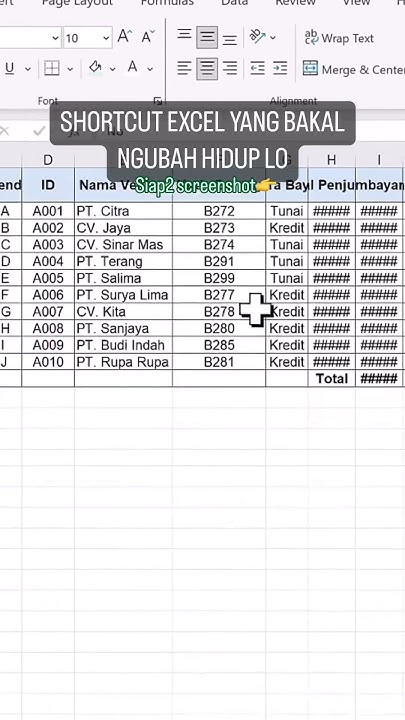 Shortcut Di Excel Excel Exceltip Exceltrik Spreadsheets Tutorexcel Belajarexcel