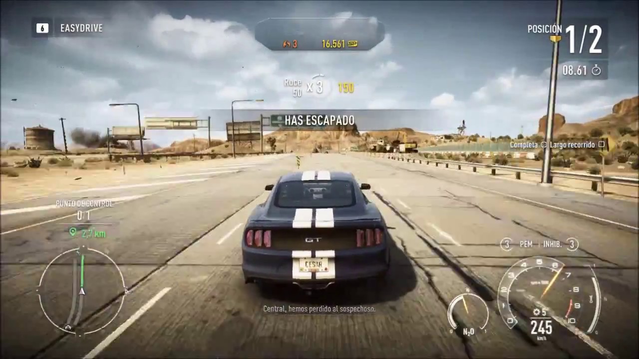 NFS RIVALS ford mustang gt 2015 - YouTube