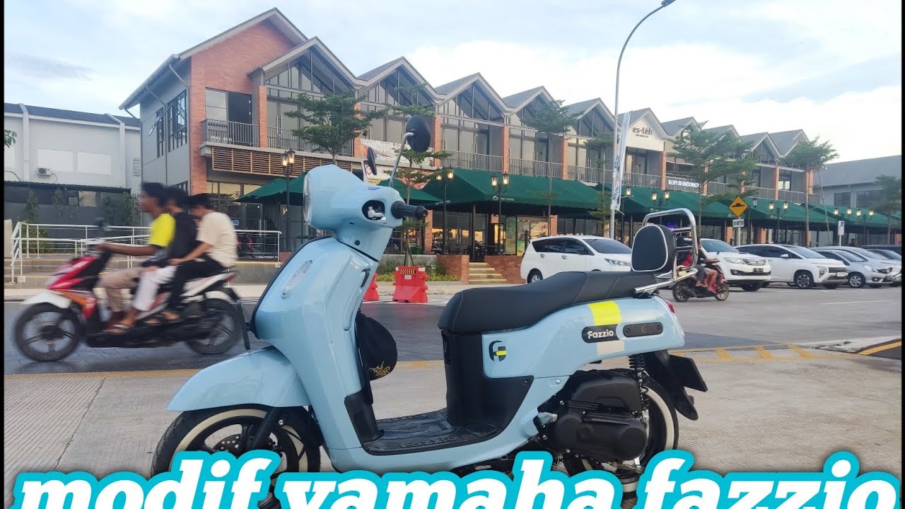 MODIF YAMAHA FAZZIO DULL BLUE 2023 - YouTube