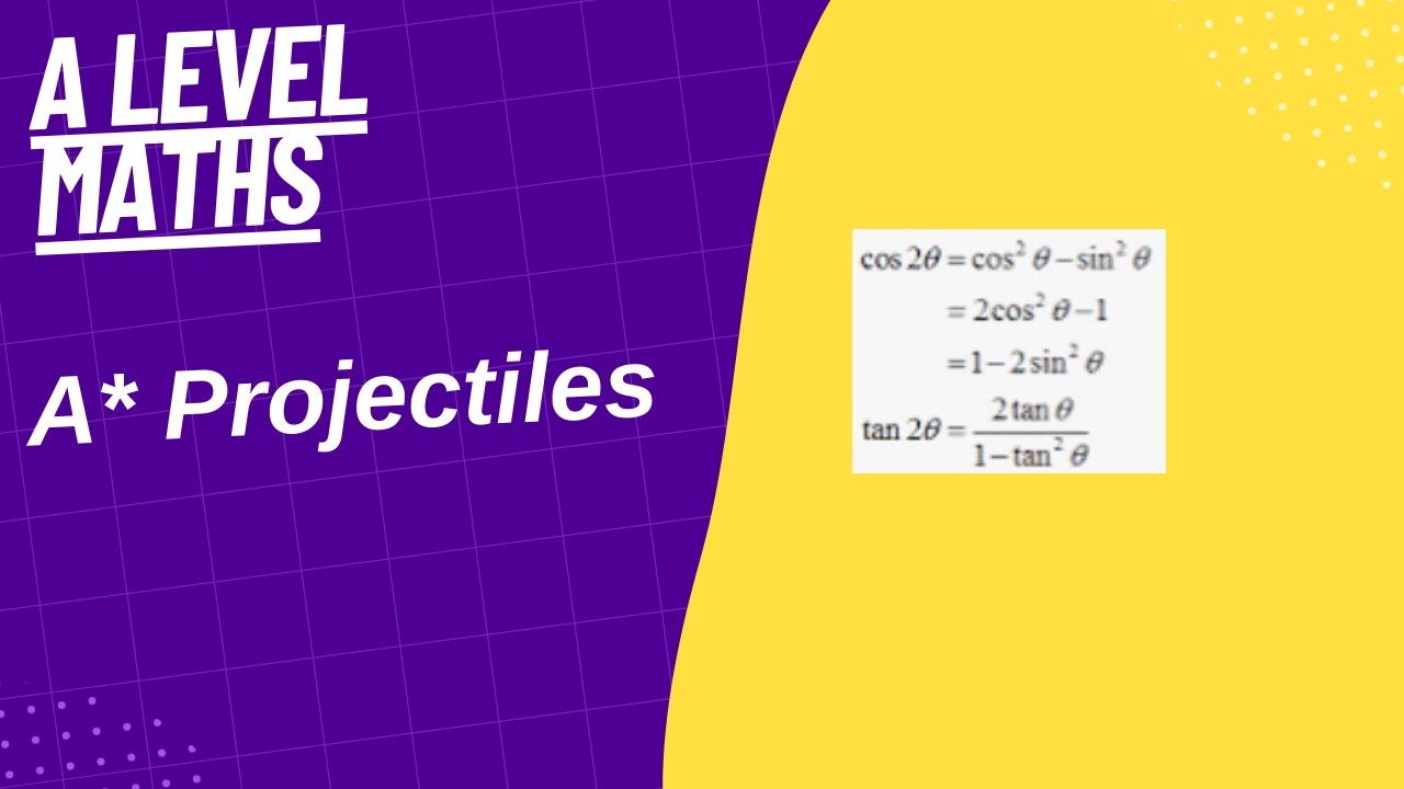 A* Projectiles- Cartesian Equations and Double Angle-A Level Maths ...