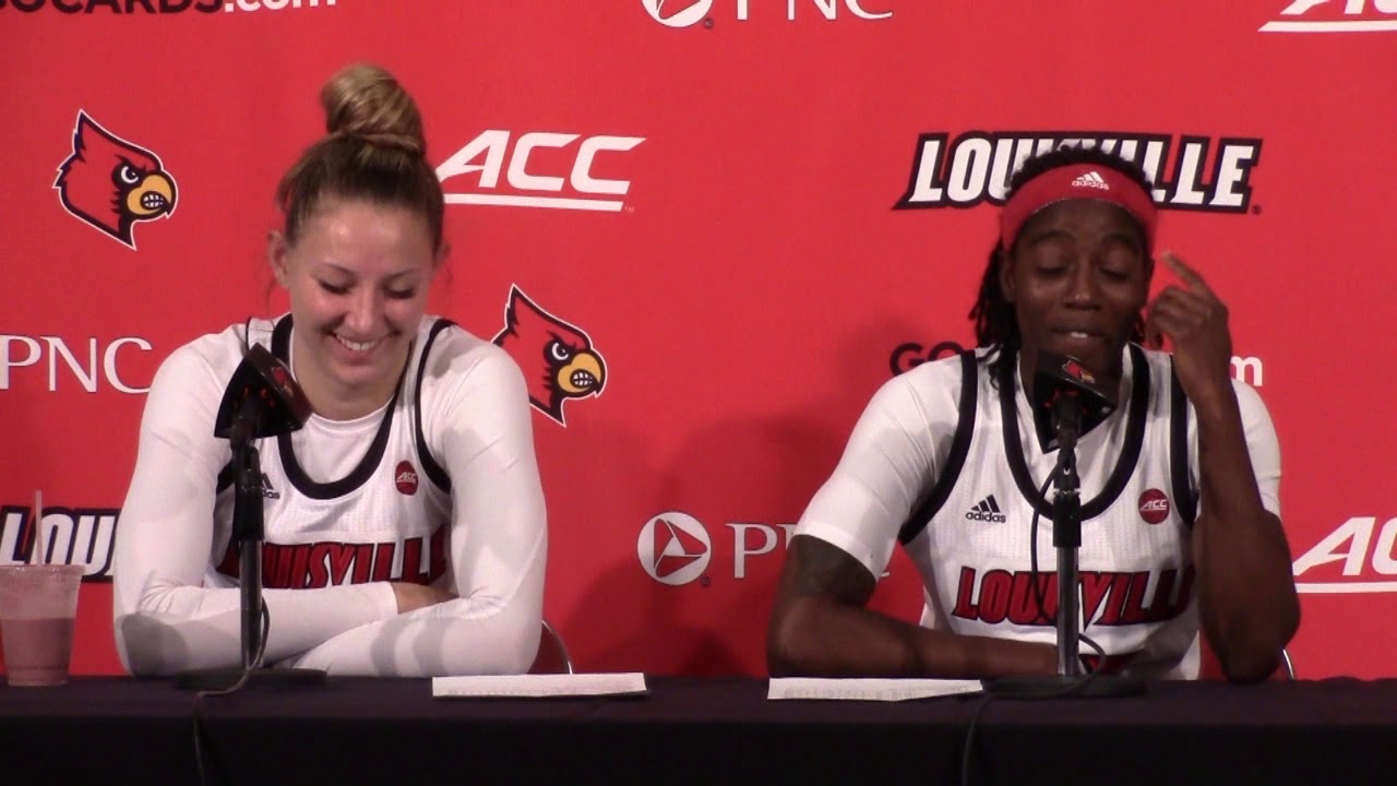 WBB: Jazmine Jones & Kylee Shook Murray State Postgame - YouTube
