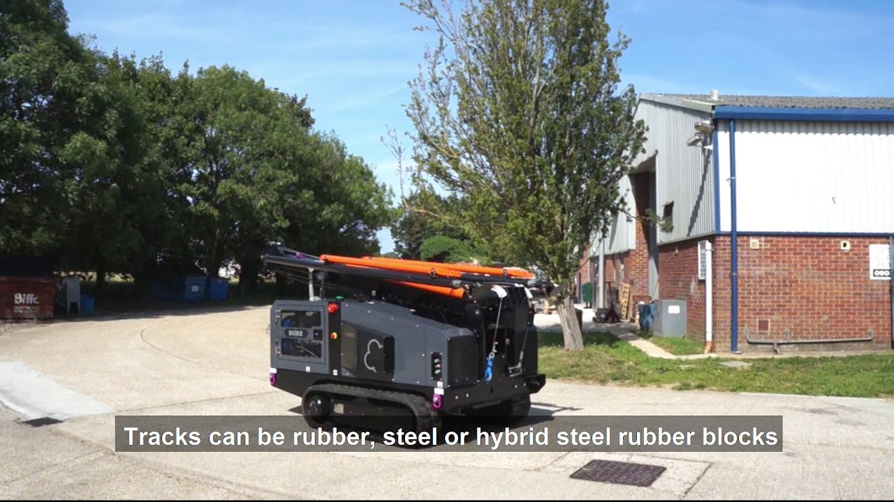 Dando Duke Track Mounted Cable Percussion Drilling Rig - YouTube