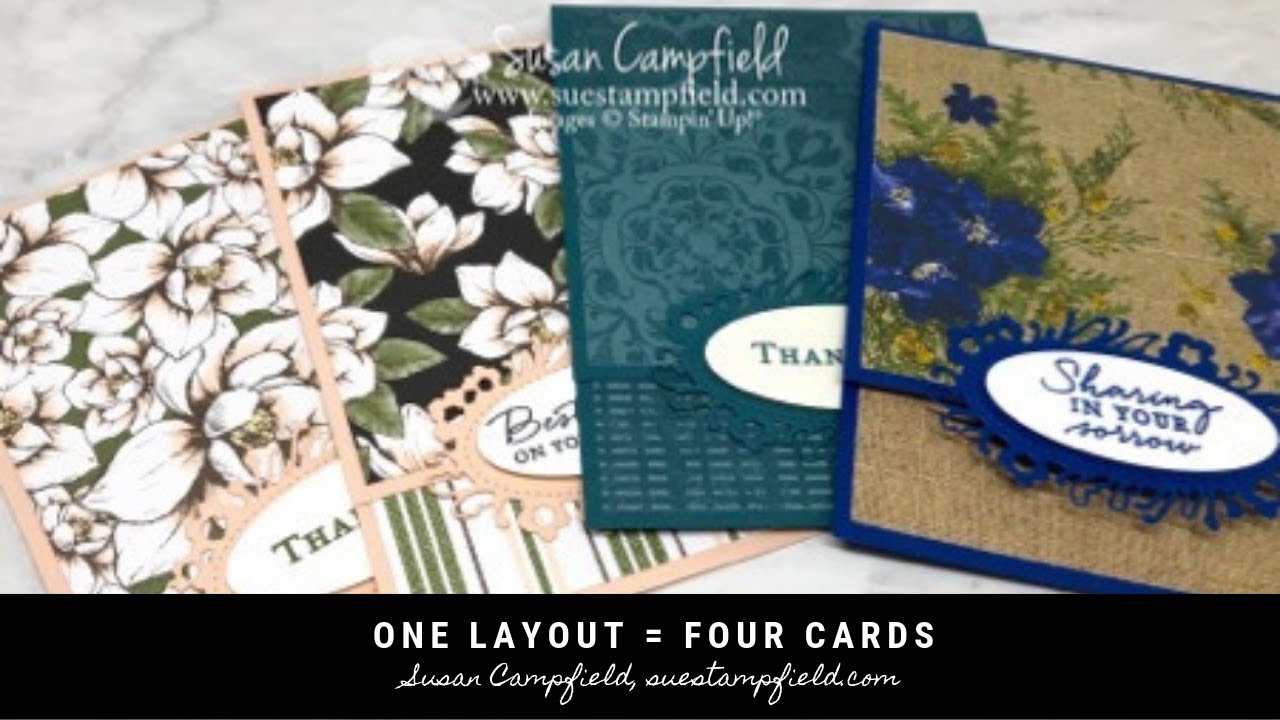 One Layout = Four Cards - YouTube