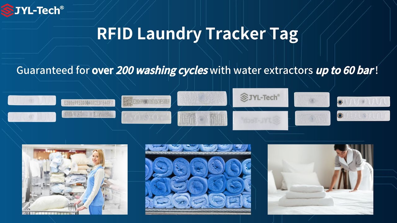 JYL Tech Fabric Textile Linen RFID Laundry Tag - YouTube