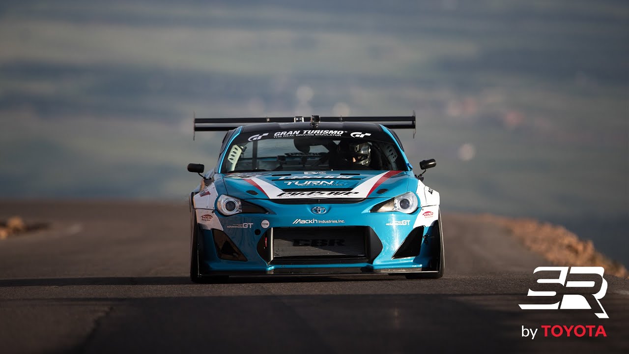 Toyota 86 with 2JZ Garret GTX4088R Turbo Flutter - Pikes Peak - YouTube