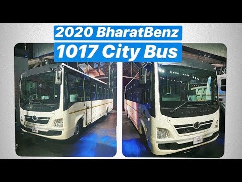 2020 BharatBenz 1017 Staff City Bus - Chassis Revealed - YouTube