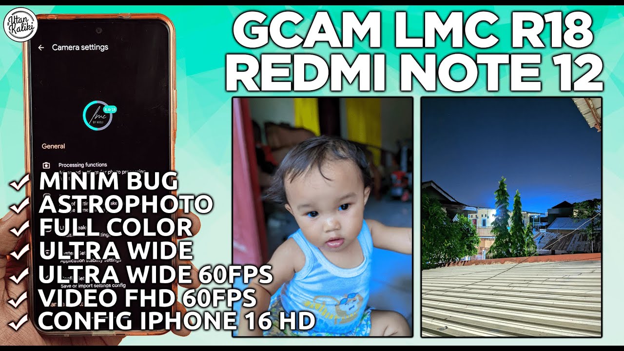 GCAM REDMI NOTE 12 | Google Camera GCam LMC R18 Redmi Note 12 Config ...