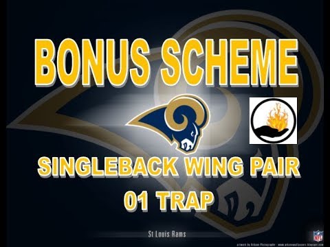 Madden 18 BONUS SCHEME - SINGLEBACK WING PAIR - 01 TRAP & MTN STOP - YouTube