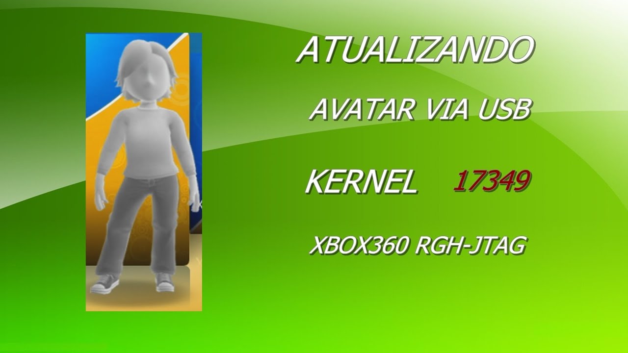 Atualizando avatar xbox360 RGH-JTAG para o kernel 17349 via USB live ...