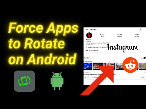 How to Force Apps to Rotate on Android (Samsung, Moto, LG, etc) - YouTube