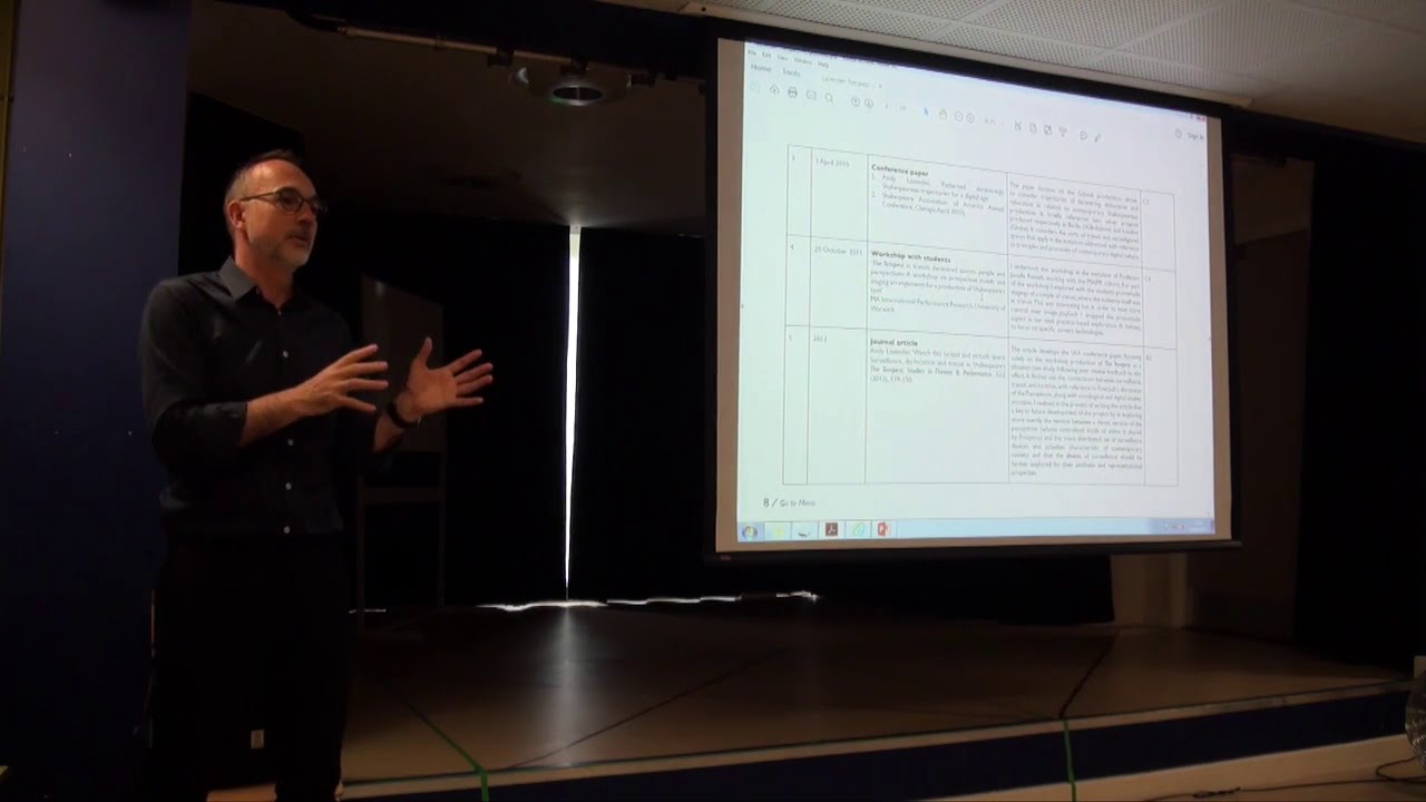 REF Portfolios: Prof Andy Lavender - YouTube