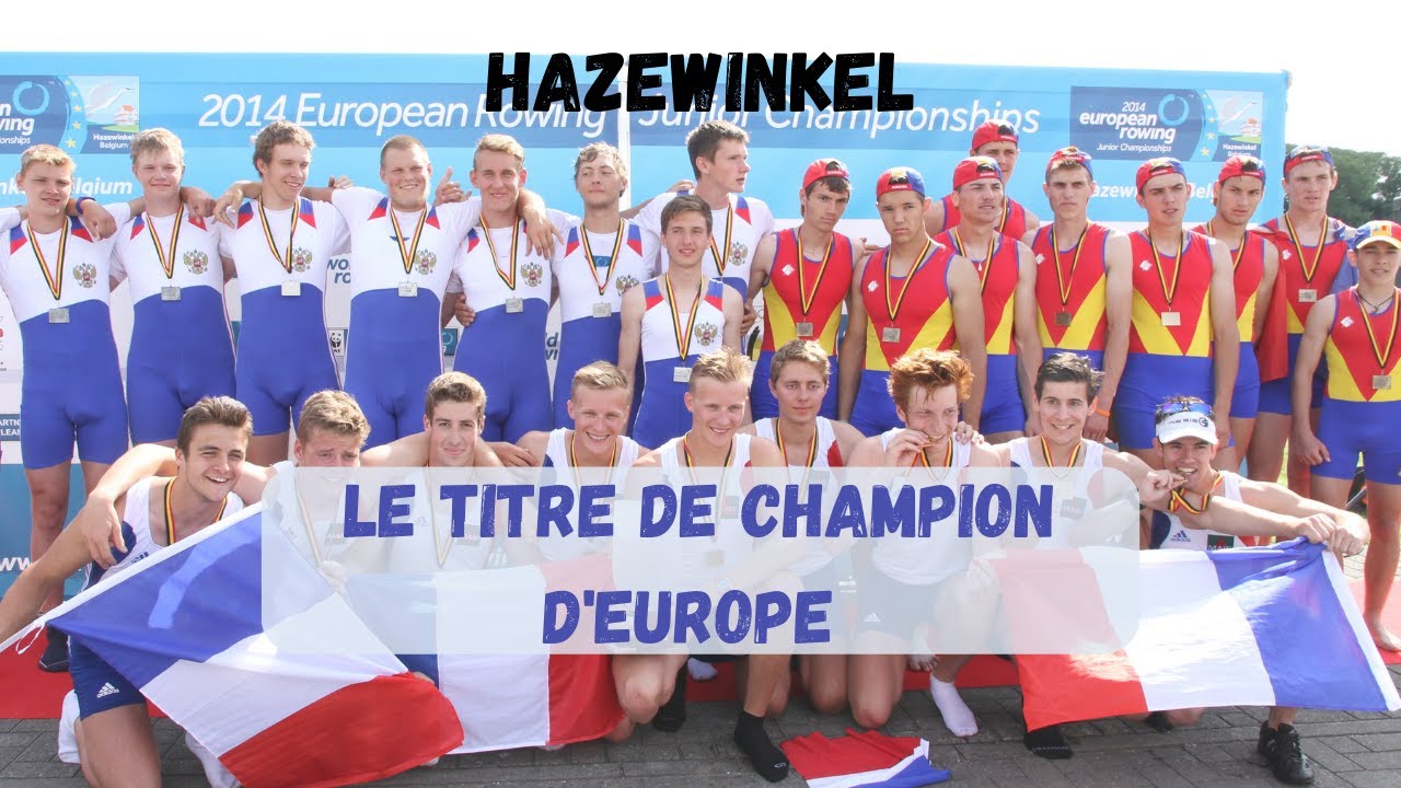 La Marseillaise du huit junior hommes français à Hazewinkel - YouTube