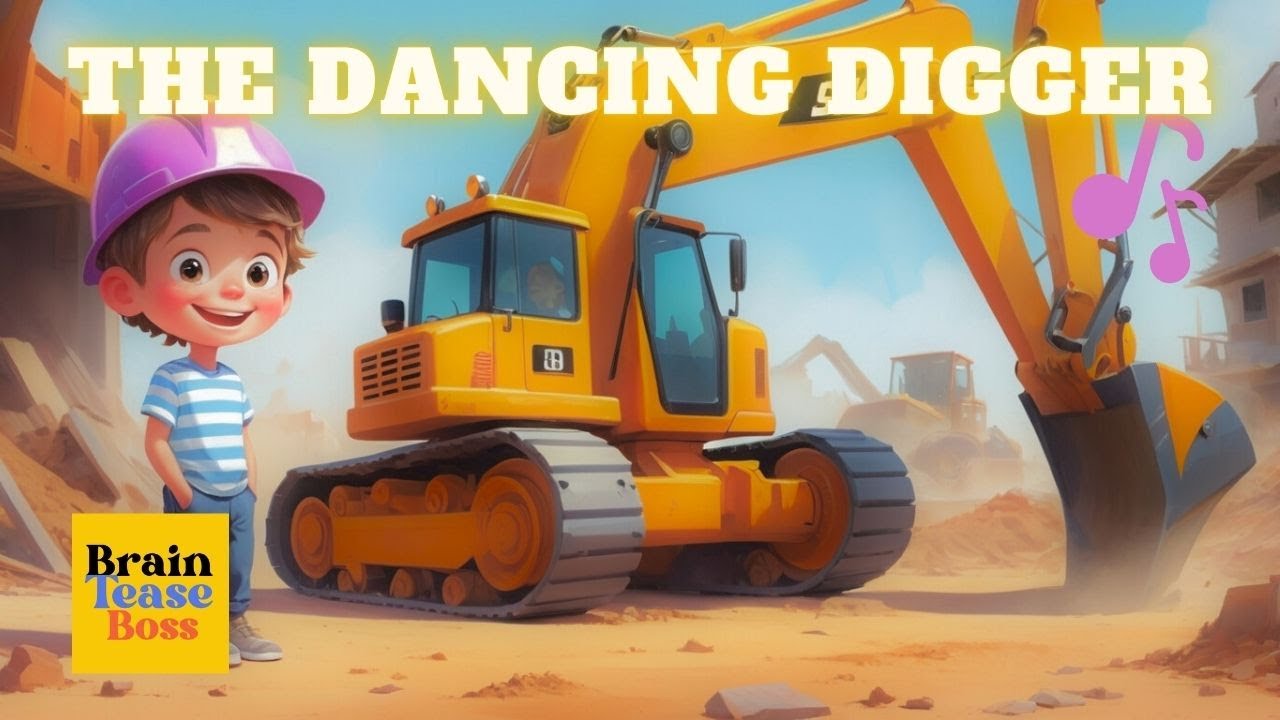 The Dancing Digger - Fun Kids' Song to Dance Along! | BrainTeaseBoss ...