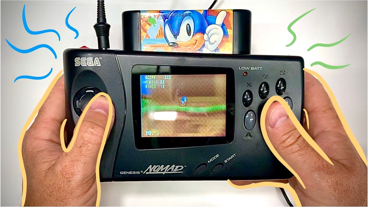 Hands On - Sega Genesis Nomad - Handheld Museum - YouTube