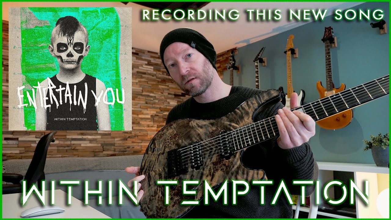 Ruud Jolie recording the latest Within Temptation single "Entertain You ...