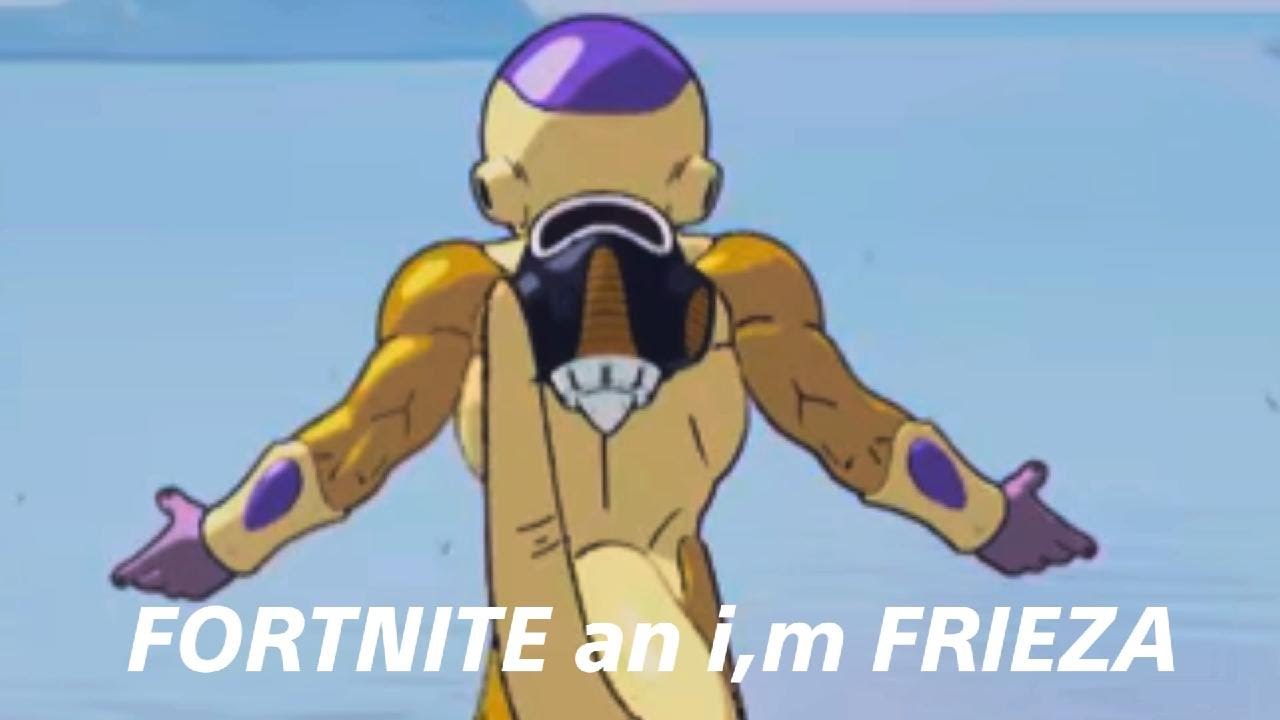 I am play FORTNITE but am FRIEZA - YouTube