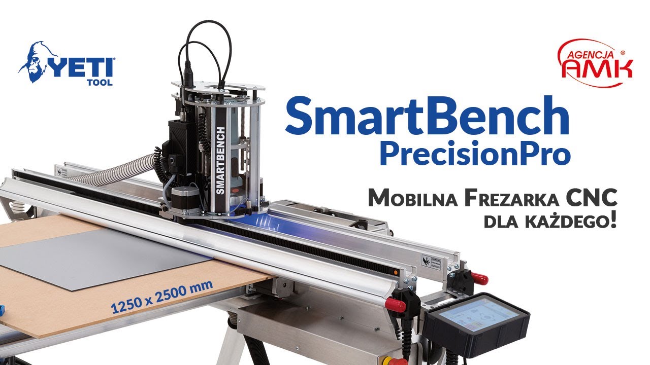 Innowacyjna frezarka CNC | Format 1250x2500 mm | SmartBench ...