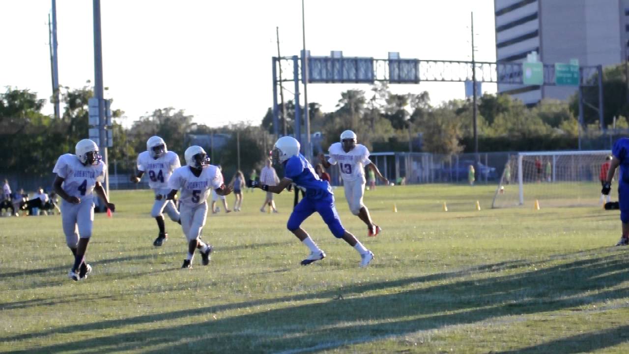 Shaq Mac #5 guns down Quarterback in Johnston's 6-0 Victory over Pin ...