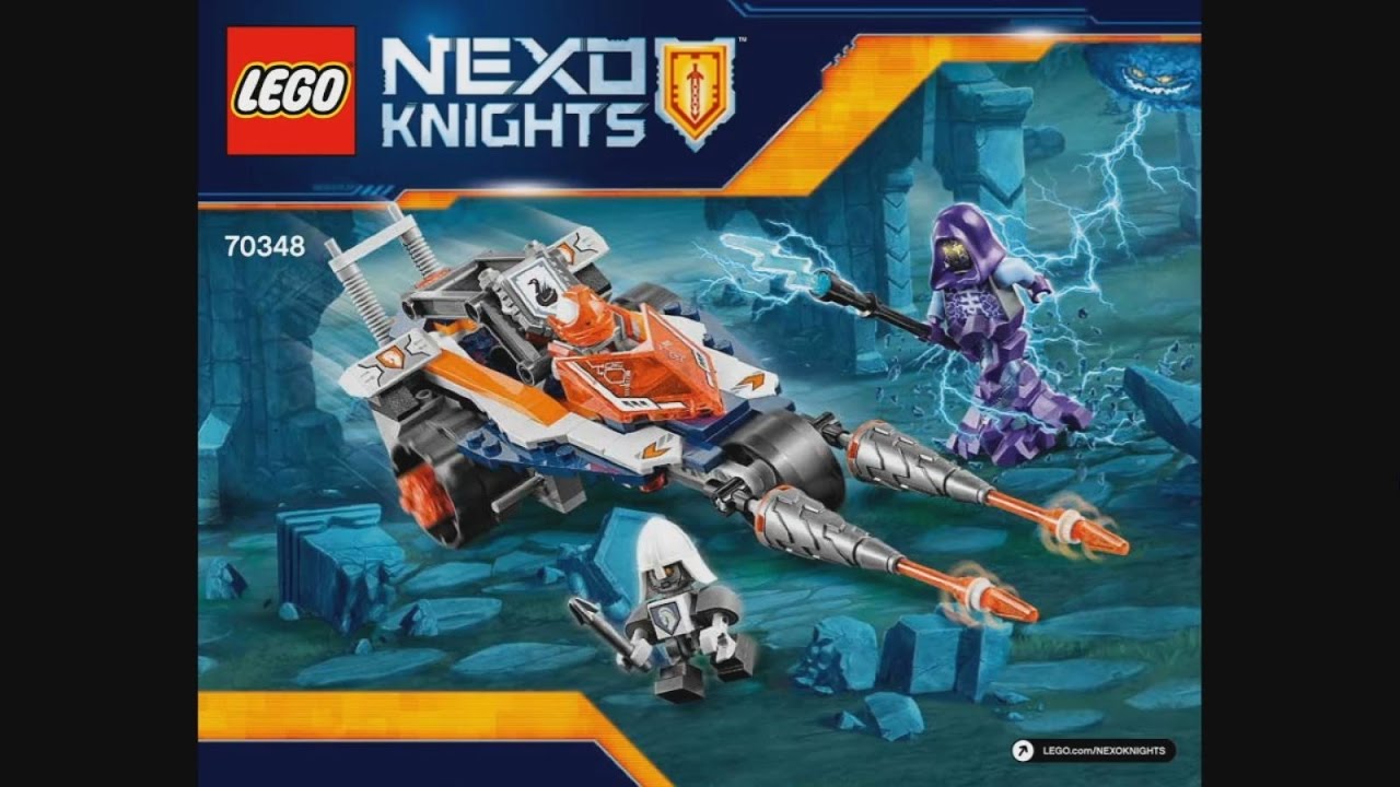 LEGO Nexo Knights 70348 Lance's Twin Jouster - instruction timelapse ...