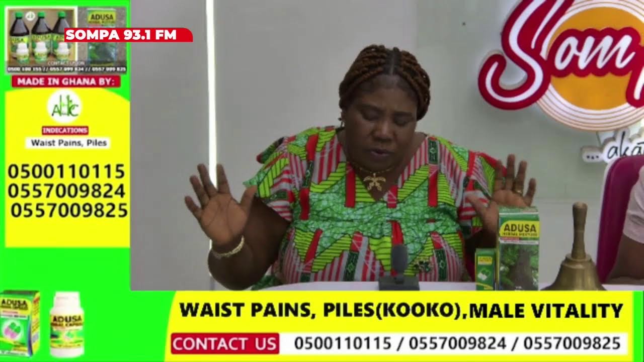 SOMPA NKOMO LIVE ON SOMPA TV/FM WITH OHENENI ADAZOA II12/08/25 - YouTube