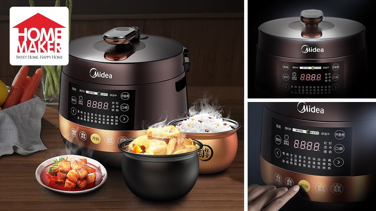 Multi-functional 5 Liter Dual Insert Programmable Timer Pressure Cooker ...