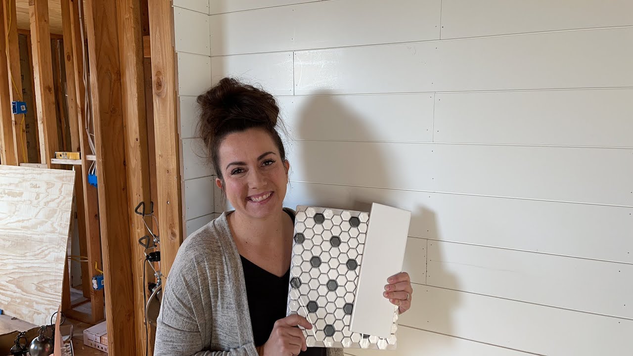 Bathroom Tile Decisions and Master Bedroom Ceiling - YouTube