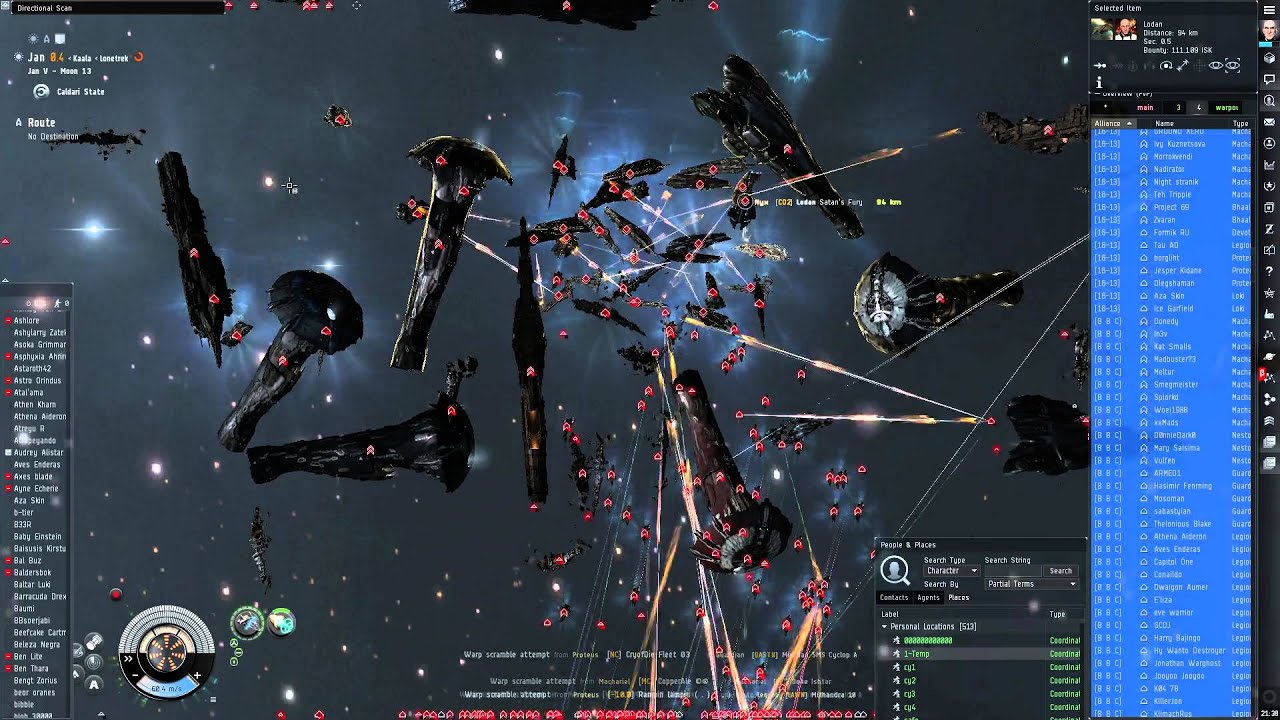 EVE Online Imperium vs Mercenary Coalition/Allies, PL/NC. in Jan - YouTube