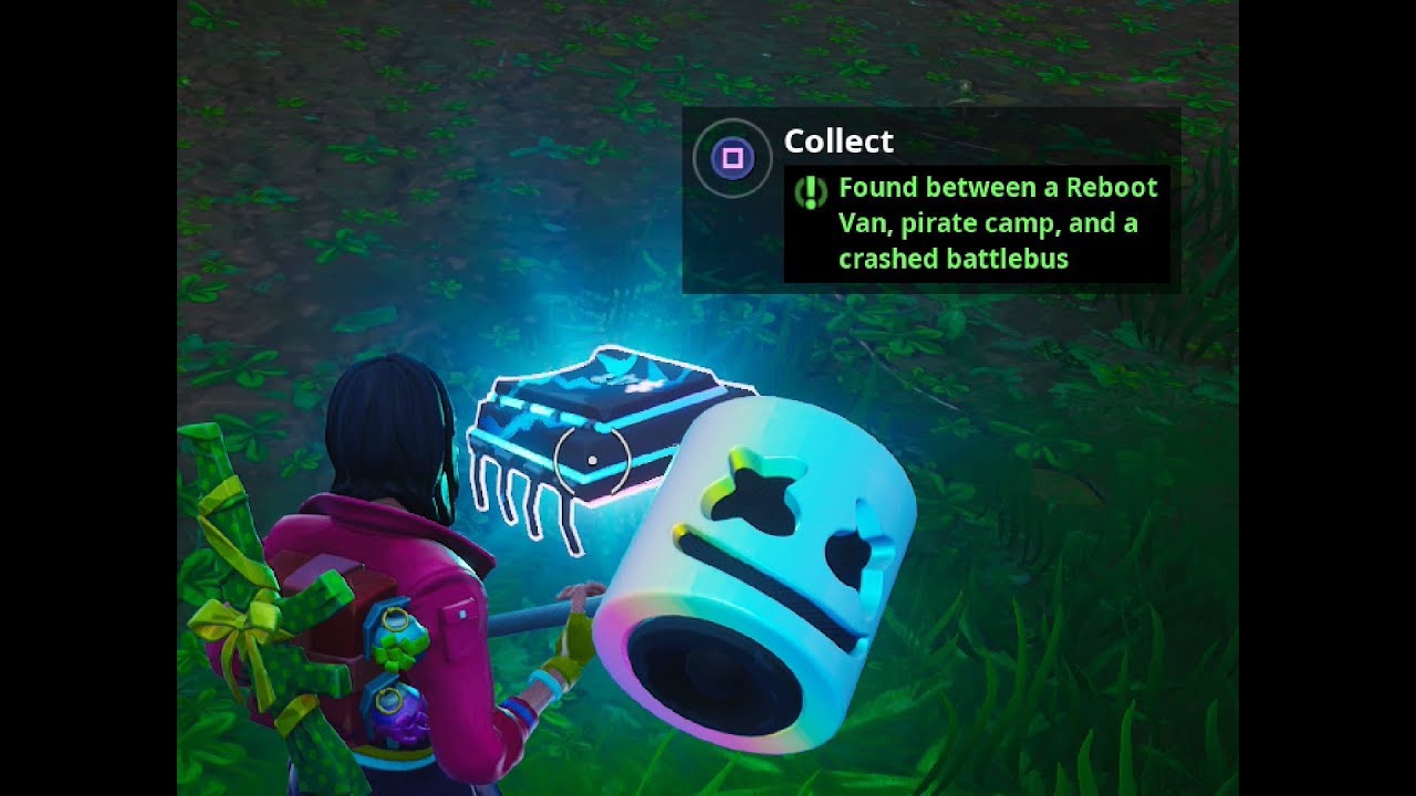 Fortnite - Fortbyte #47 Found Between a Reboot Van, A Pirate Camp, and ...