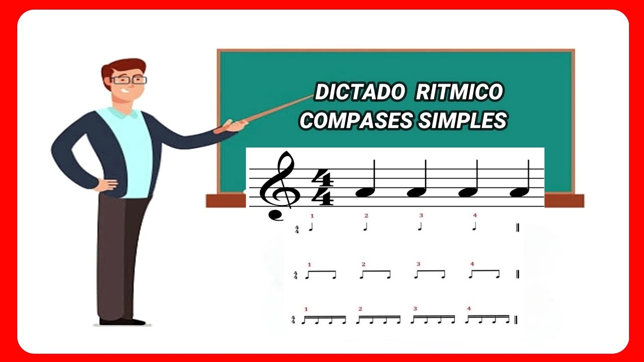 Dictado Rítmico(Compases Simples).Entrenamiento Auditivo.Solfeo 🎹 - YouTube