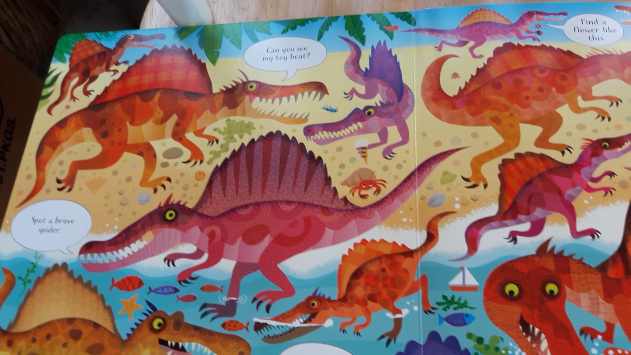 Usborne Dinosaurs Picture Puzzle Book - YouTube