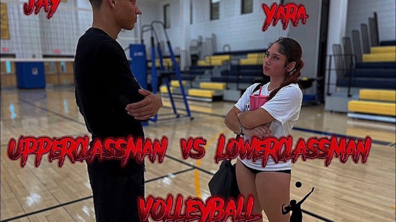 Upperclassman vs Underclassmen Volleyball - YouTube