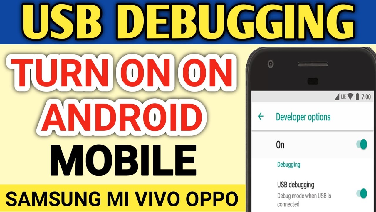 Enable Usb Debugging Android Mobile Turn On Enable Usb Debugging On ...