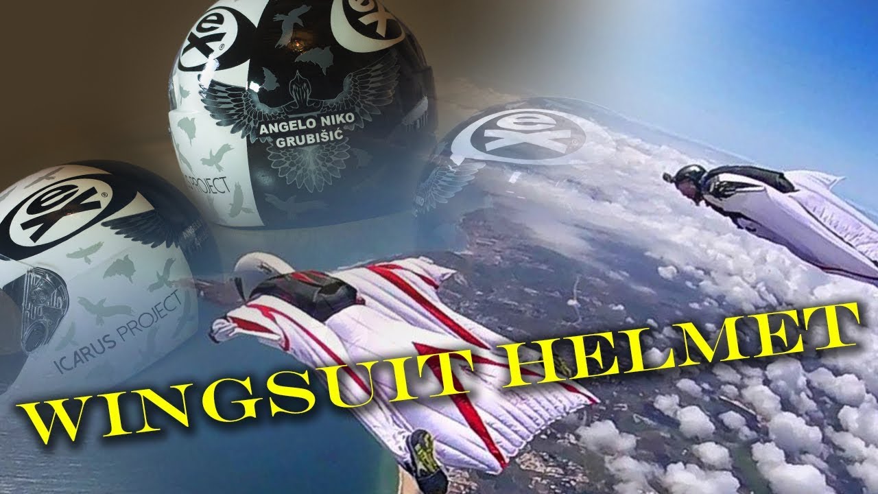 EXTREME AIRBRUSH WINGSUIT HELMET! - YouTube