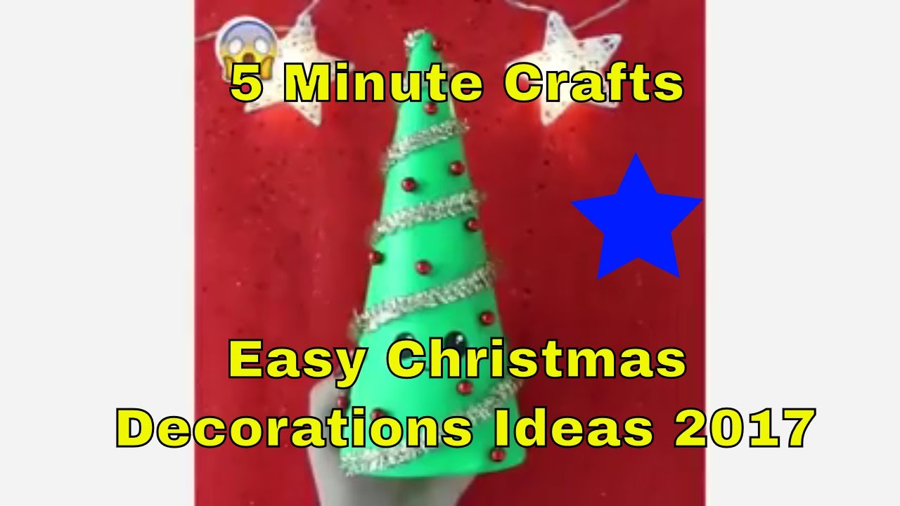 5 Minute Crafts: DIY ROOM DECOR! ***** 20 Easy Christmas Decorations ...