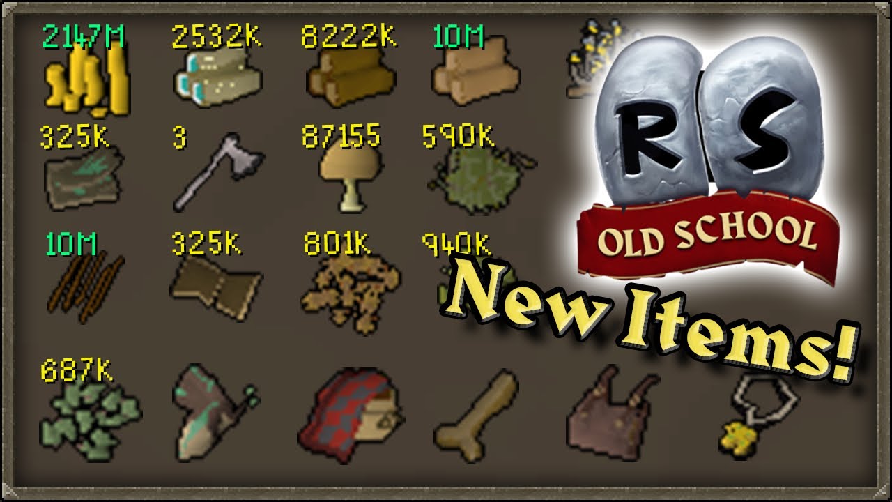 New Items Have Come to OSRS - YouTube