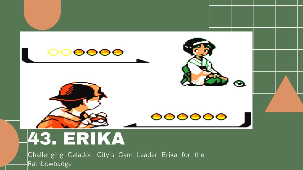 43. Celadon City Gym Leader Erika [Pokemon Crystal] - YouTube