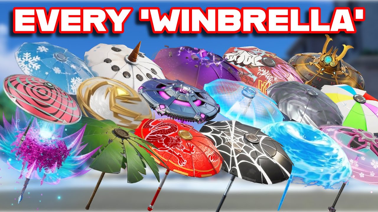 Ranking EVERY VICTORY UMBRELLA In FORTNITE HISTORY From WORST To BEST ...