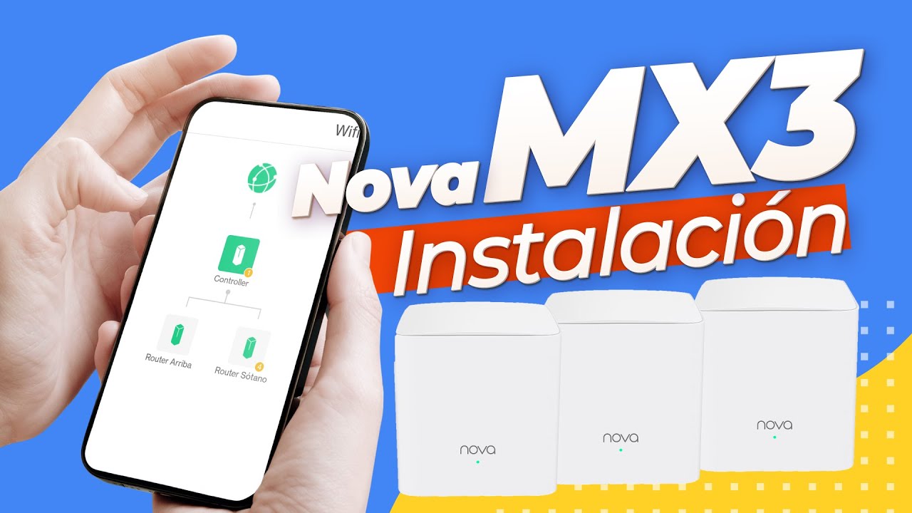 📶 INSTALACIÓN ROUTER MESH MX3 - WIFI 6 con RED de MALLA - MEJORA la ...