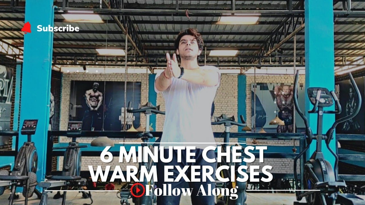 Chest Before Workout Warm Up Exercises || Follow Along - YouTube
