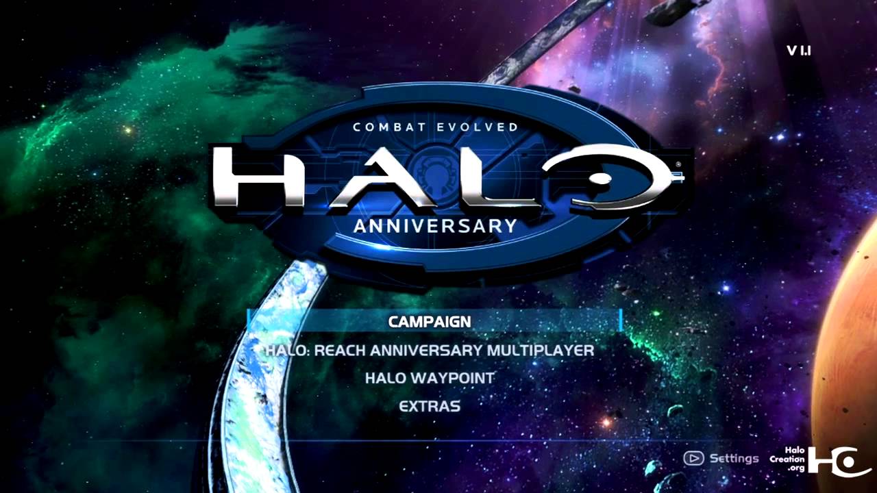 Halo Anniversary - Main Menu - YouTube