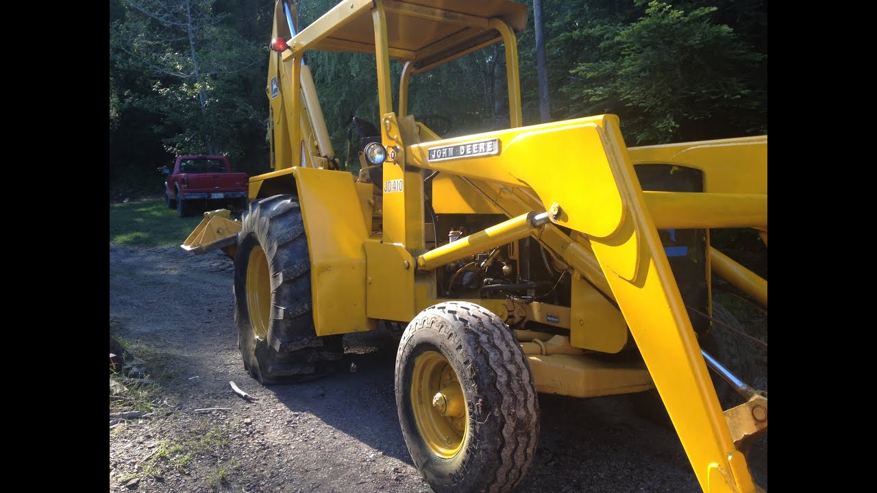 John Deere 410 Project - YouTube